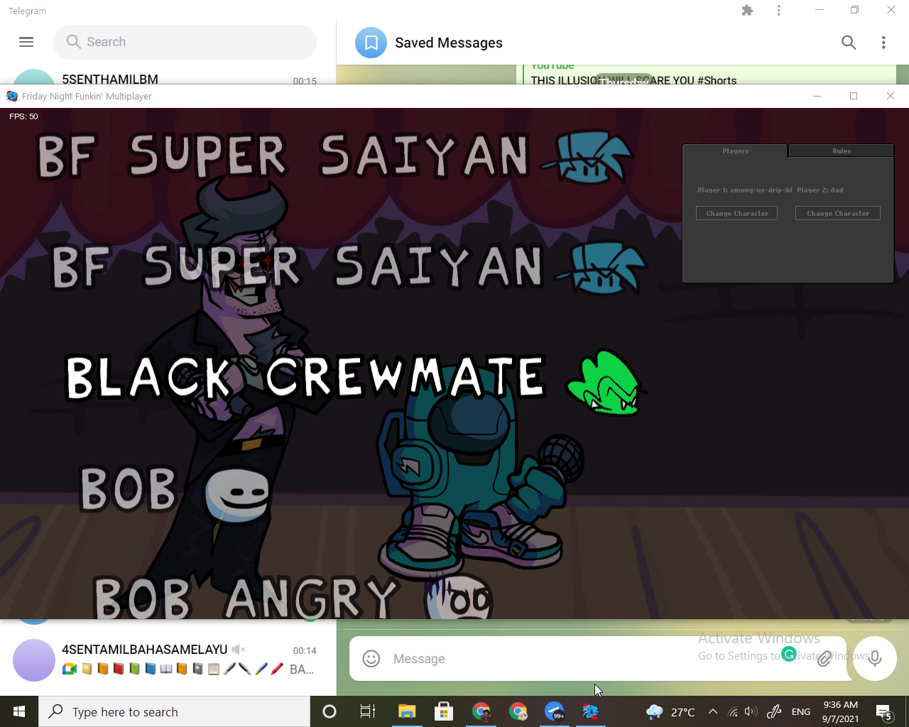 Among us Mod For FNF Multi (v1) [Friday Night Funkin'] [Mods]