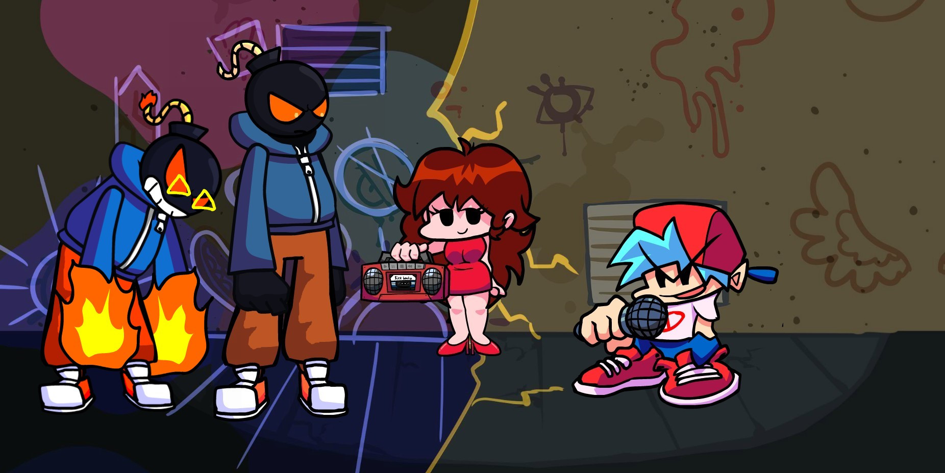 Multiplayer VS Whitty Remake Mod for Friday Night Funkin' | FNF Mods