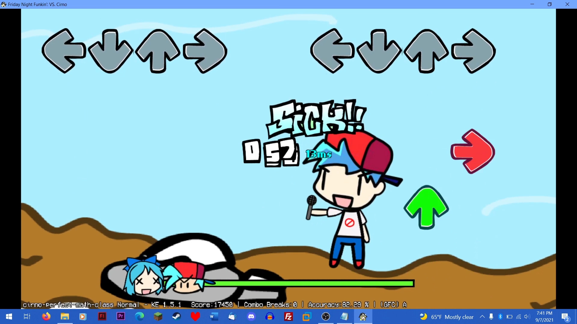 FNF Walfas - VS. CIRNO Mod for Friday Night Funkin' | FNF Mods