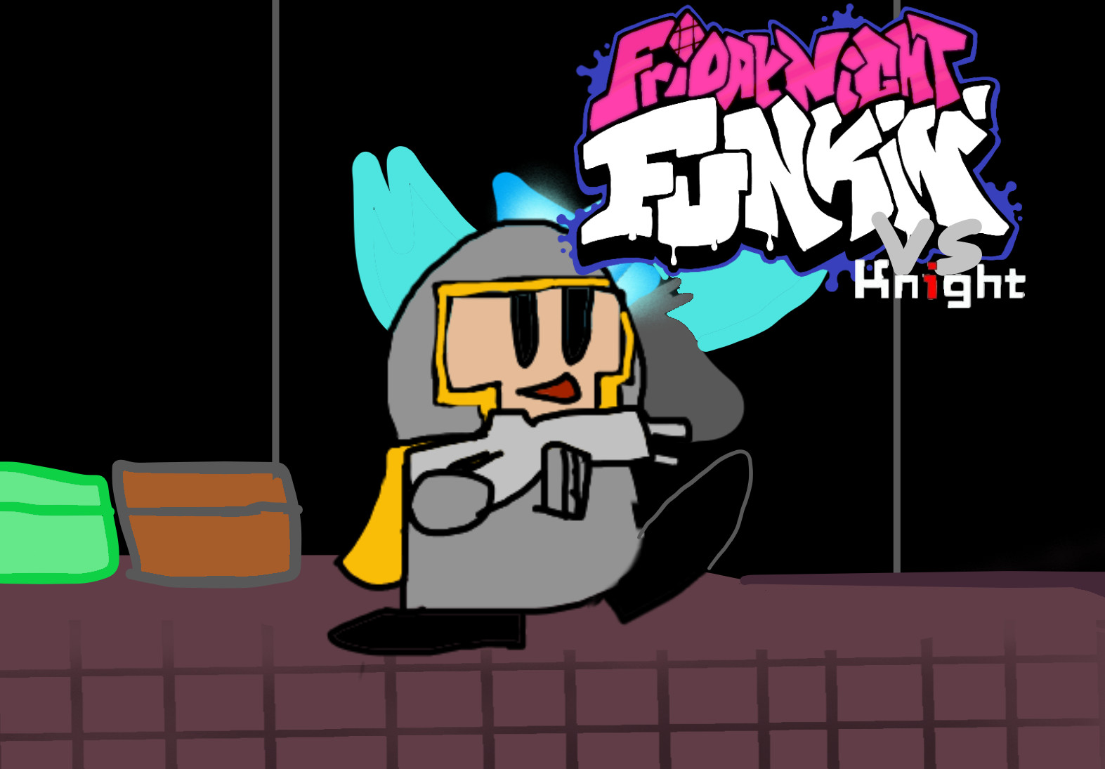 Vs knight full week Mod for Friday Night Funkin' | FNF Mods
