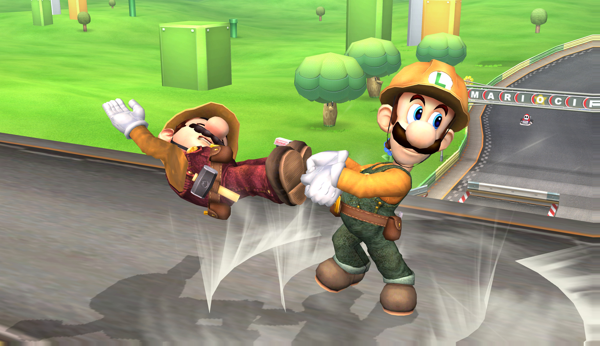 Builder Luigi Mod for Super Smash Bros. Brawl | Brawl Mods