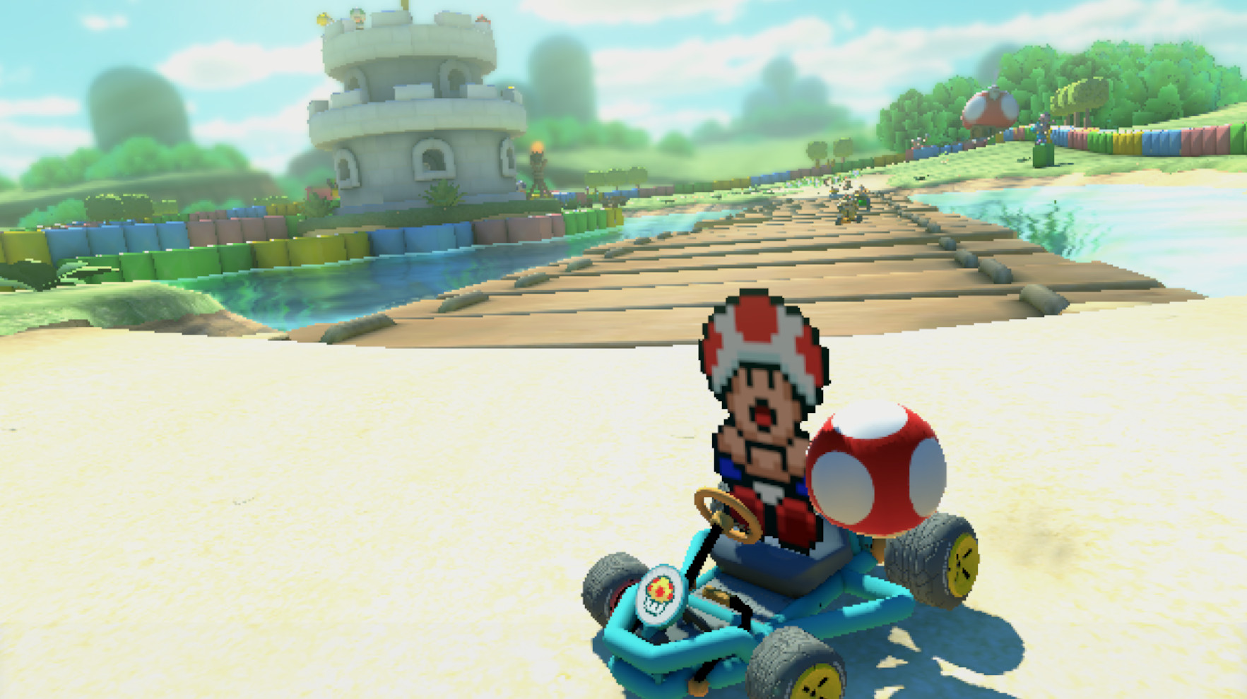 SNES Toad MK8 Mod for Mario Kart 8 | MK8 Mods