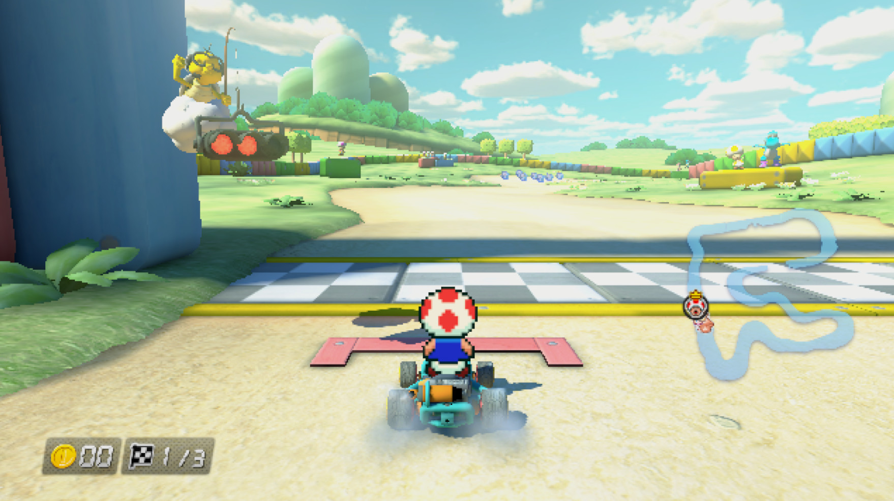 SNES Toad MK8 Mod for Mario Kart 8 | MK8 Mods