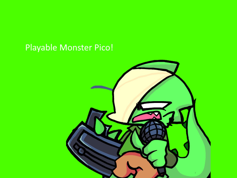 Playable Monster Pico [Friday Night Funkin'] [Mods]