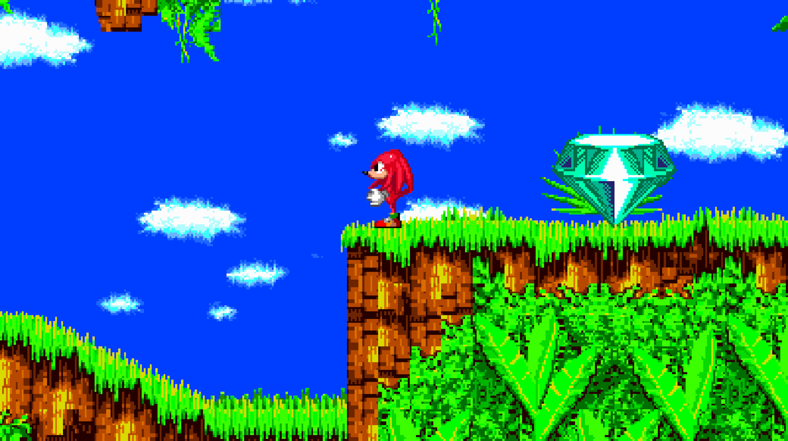 Custom Knuckles Ending Sprites Mod for Sonic 3 A.I.R. | S3AIR Mods