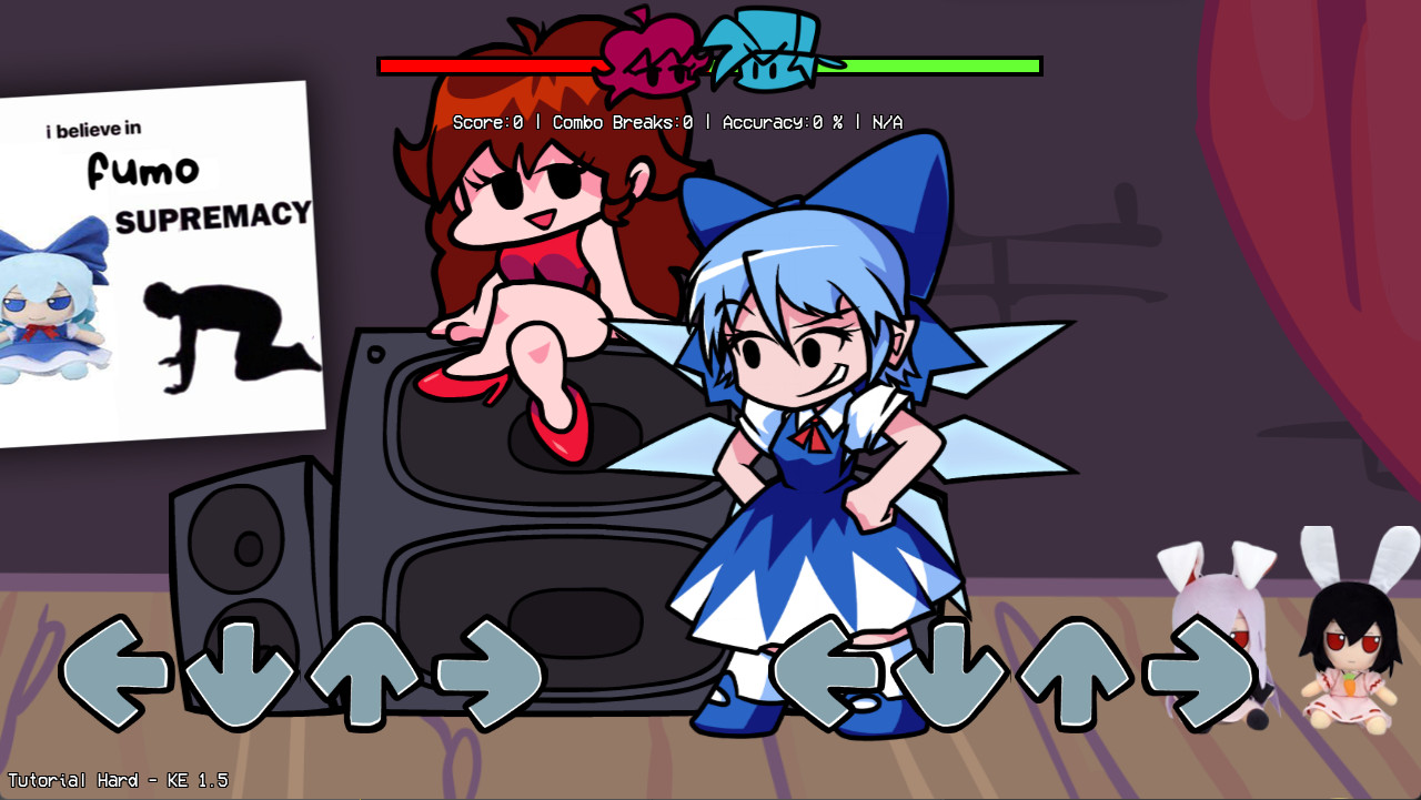 Playable Cirno Mod for Friday Night Funkin' | FNF Mods