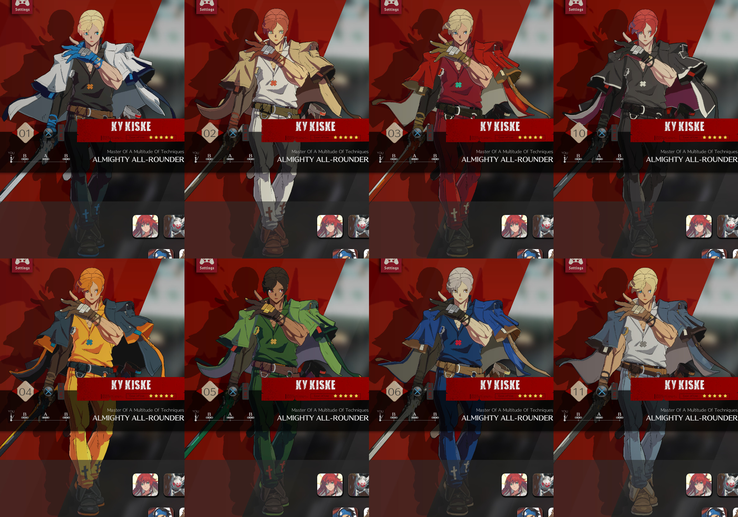 Ky with Millia's head Mod for GUILTY GEAR -STRIVE- | GGST Mods