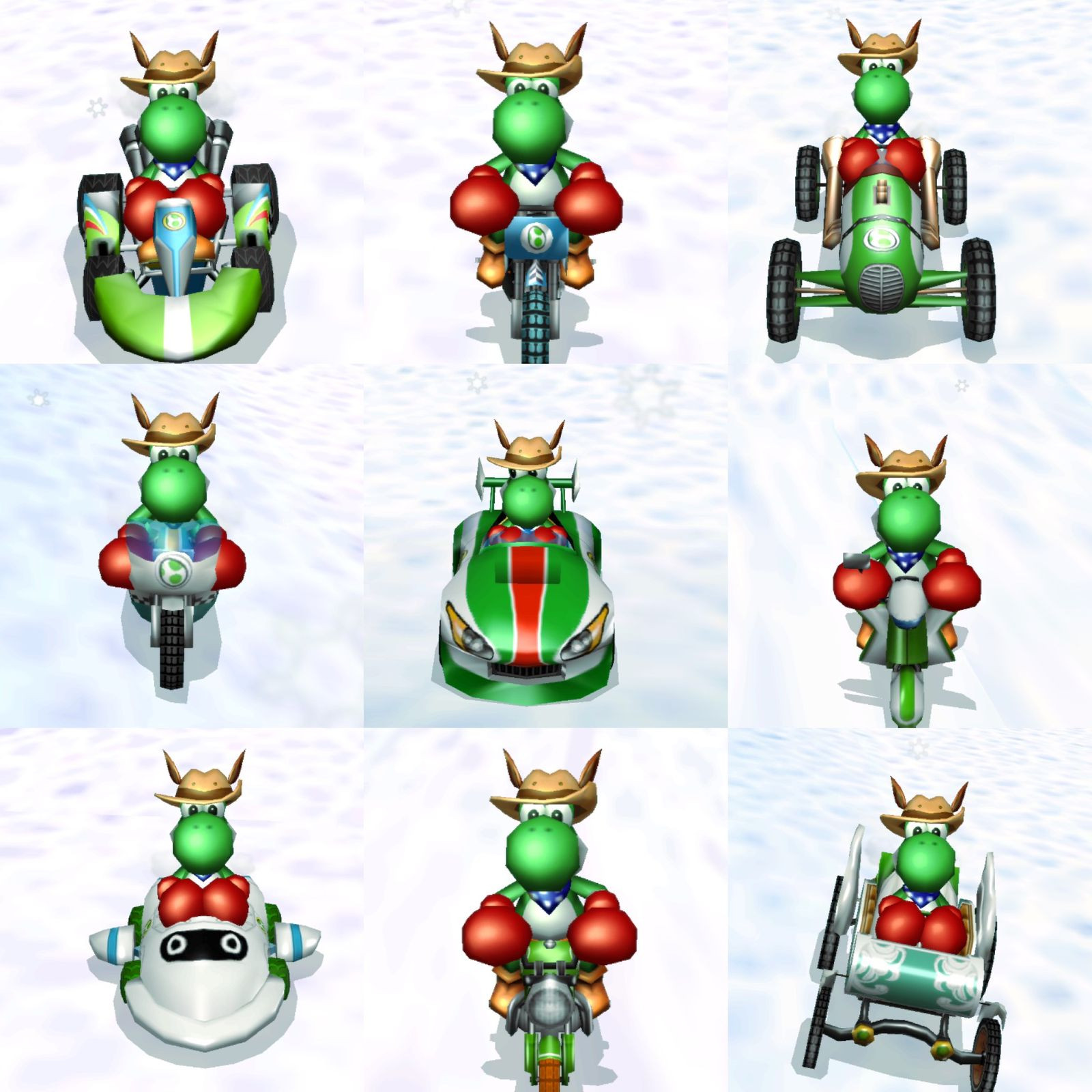 Yoshi (Kangaroo) Mod for Mario Kart Wii | MKWii Mods