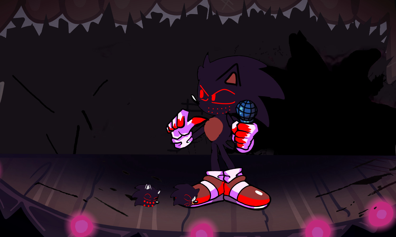 sonic corrupted over bf completado Mod for Friday Night Funkin' | FNF Mods