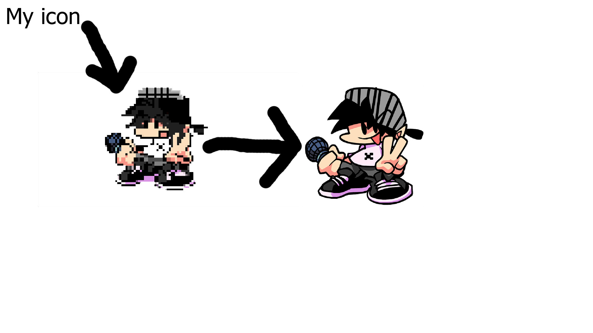 Me in Friday night funkin Mod for Friday Night Funkin' | FNF Mods