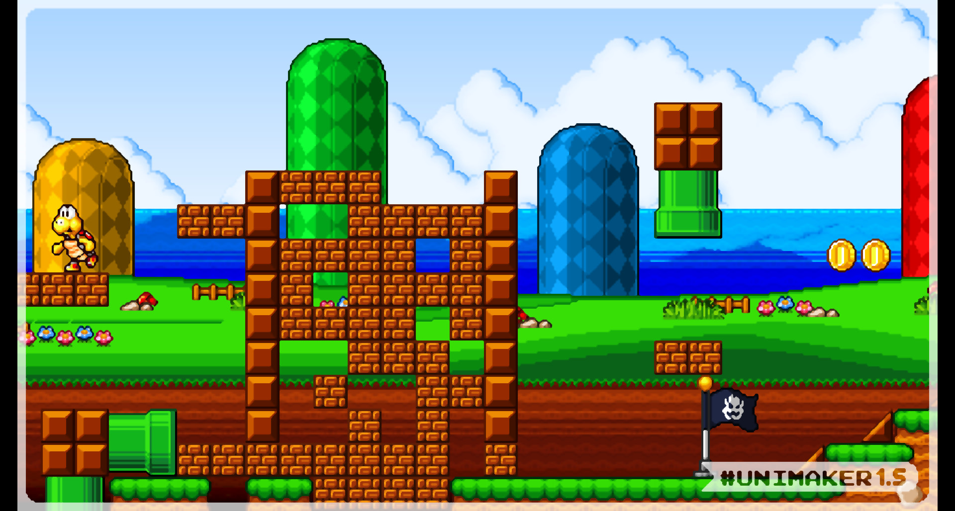 New Super Mario Bros. World 1-4 Mod for Super Mario UniMaker | SMUM Mods