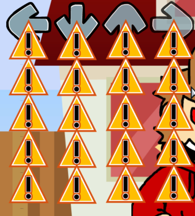 Every Notes is Warning Notes [Friday Night Funkin'] [Mods]