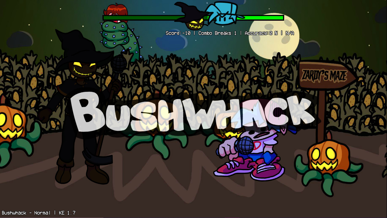 Bushwhack Modchart! | Vs Zardy Mod for Friday Night Funkin' | FNF Mods