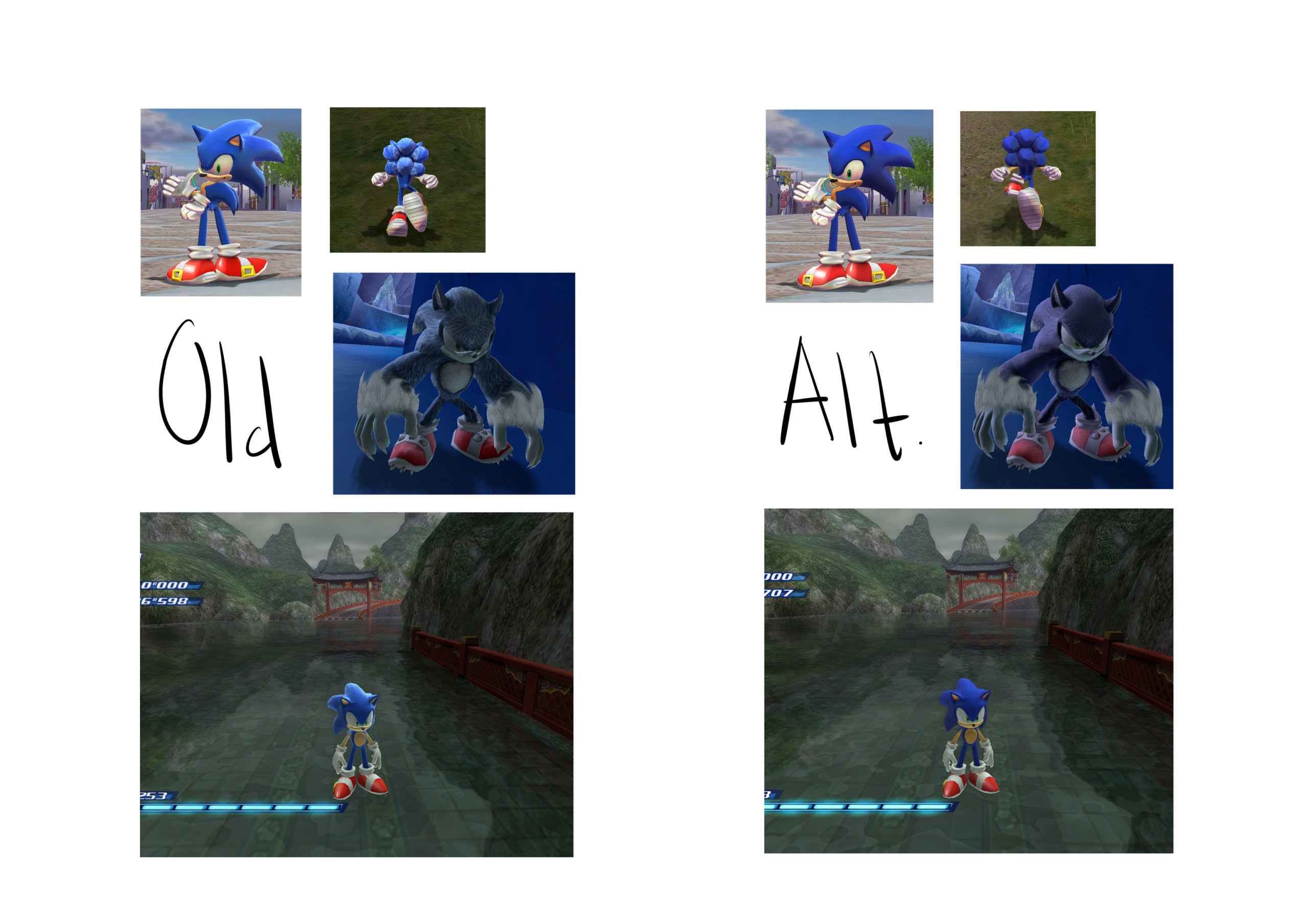 Alternative Textures for Sonic Unleashed Wii Mod for Sonic Unleashed ...