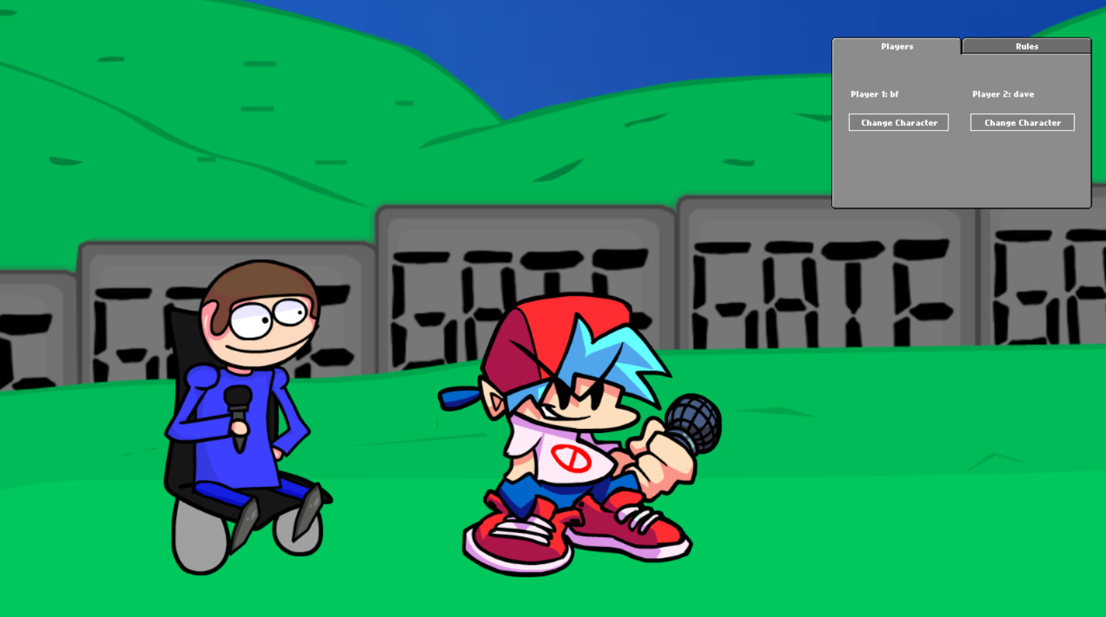 Vs. Dave/Bambi for Multiplayer! Mod for Friday Night Funkin' | FNF Mods