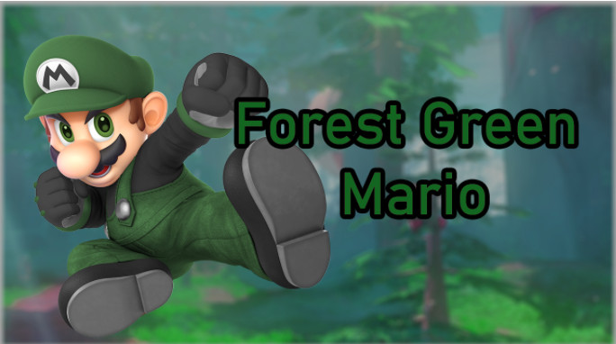 Forest Green Mario Mod for Super Smash Bros. Ultimate | SSBU Mods