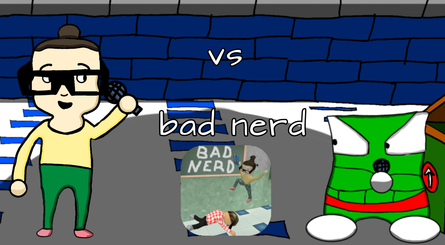 vs bad nerd [Friday Night Funkin'] [Mods]