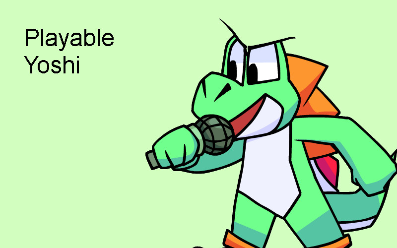 Playable Yoshi Mod for Friday Night Funkin' | FNF Mods