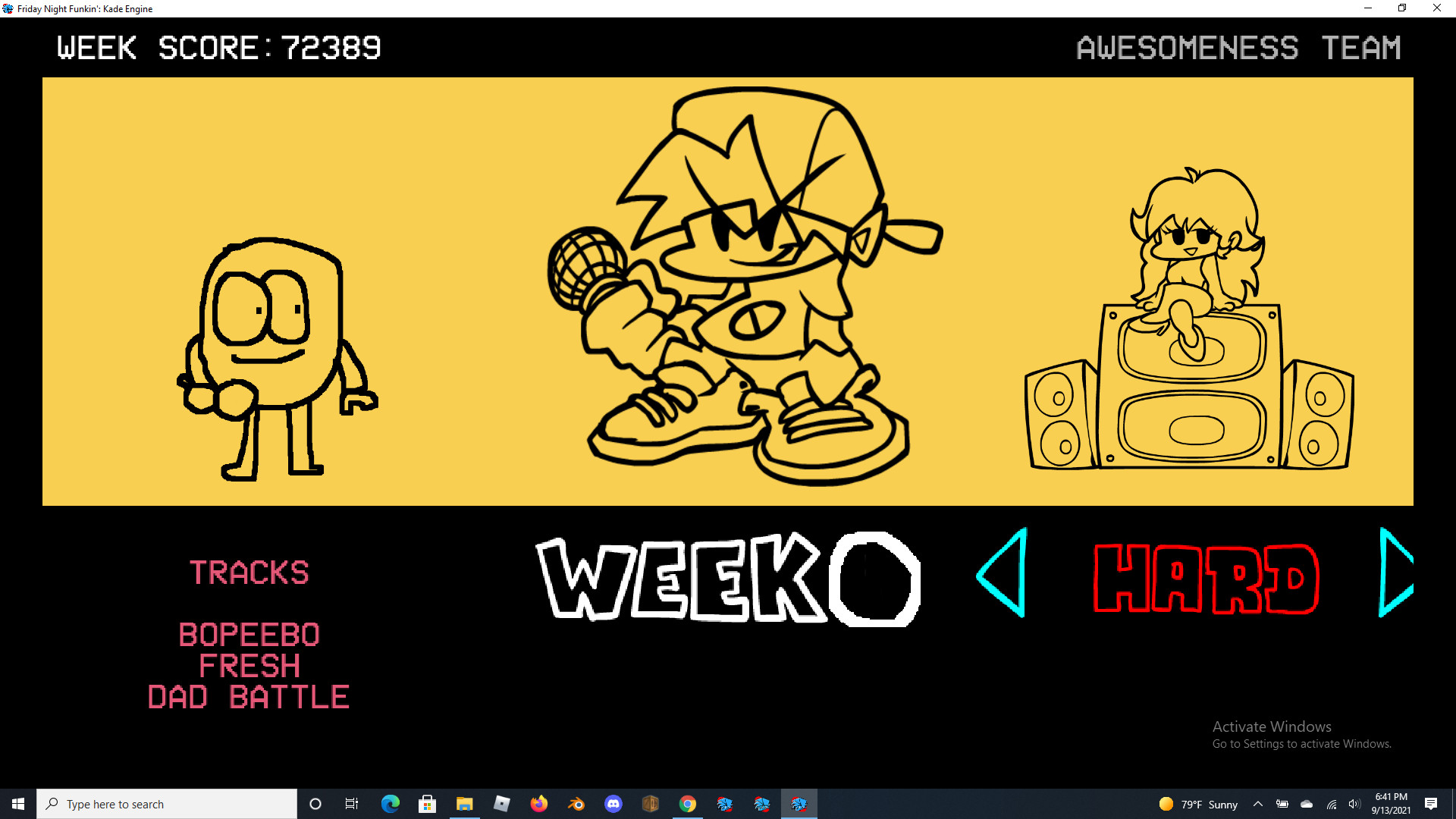 vs circle man full week Mod for Friday Night Funkin' | FNF Mods