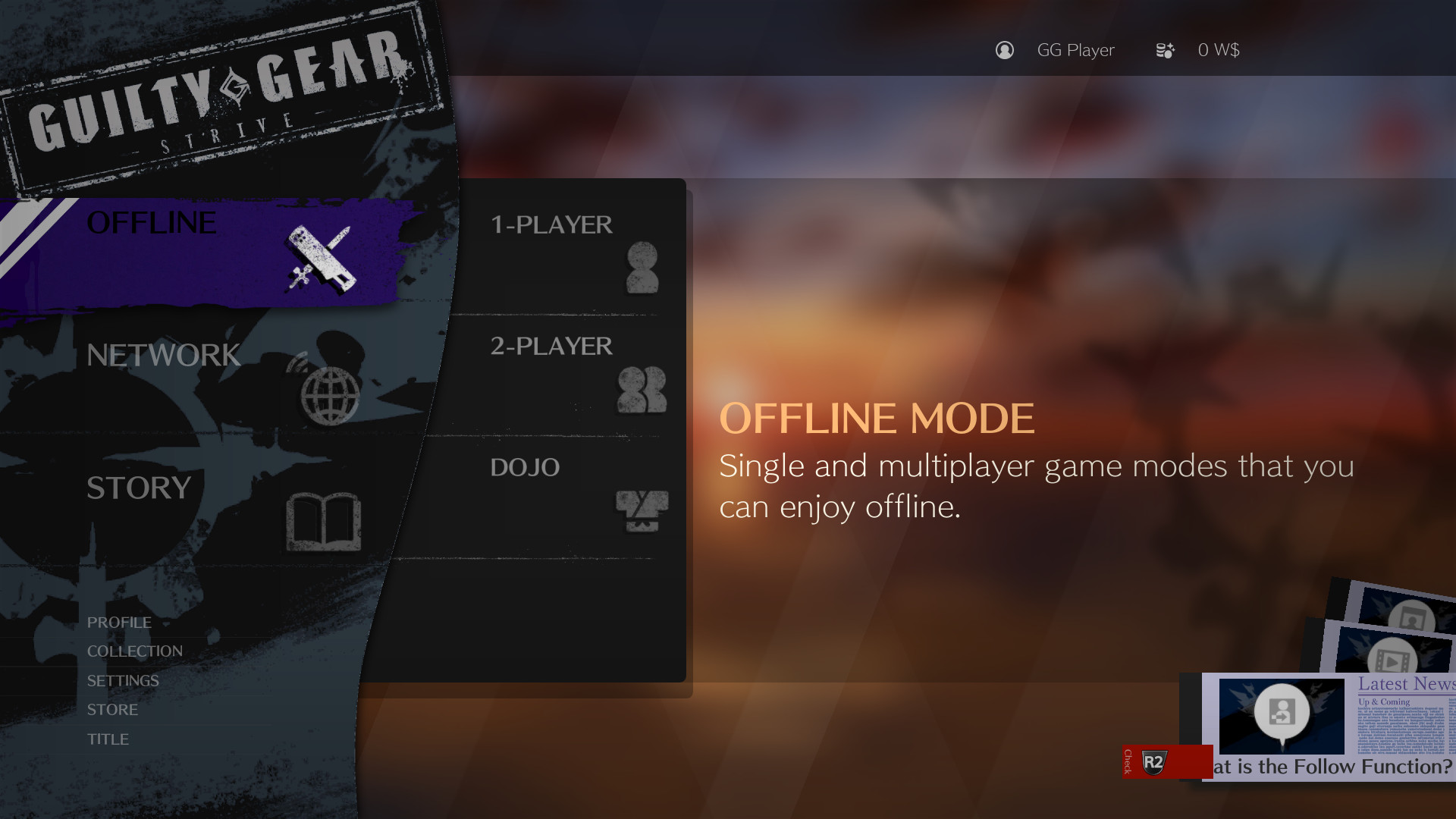RGB Custom Menus Mod for GUILTY GEAR -STRIVE- | GGST Mods