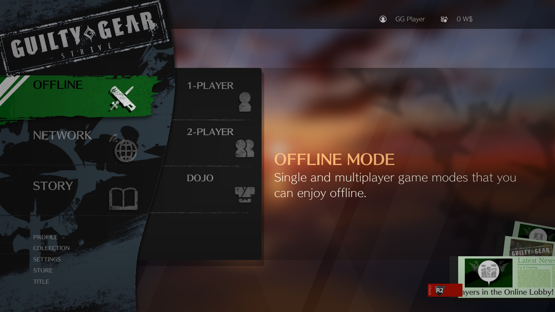 RGB Custom Menus Mod for GUILTY GEAR -STRIVE- | GGST Mods