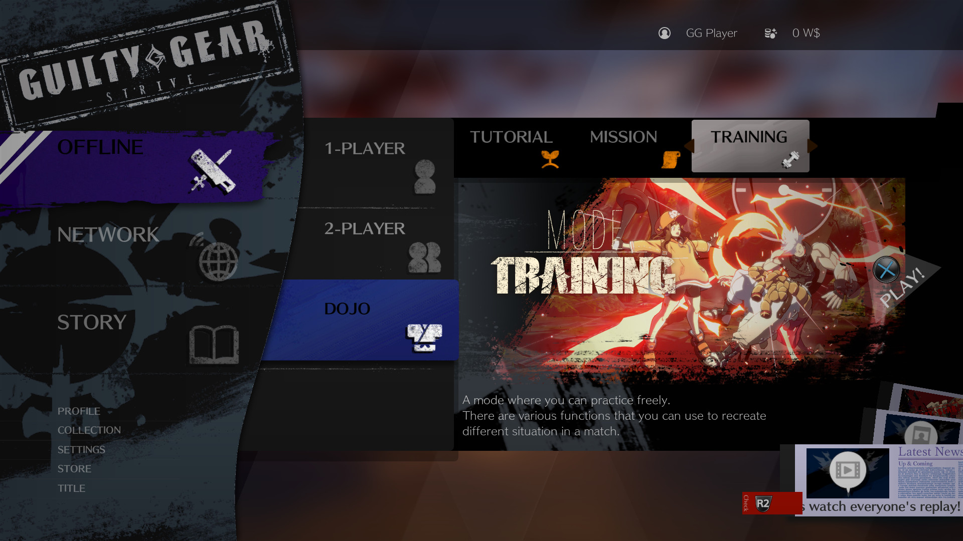 RGB Custom Menus Mod for GUILTY GEAR -STRIVE- | GGST Mods