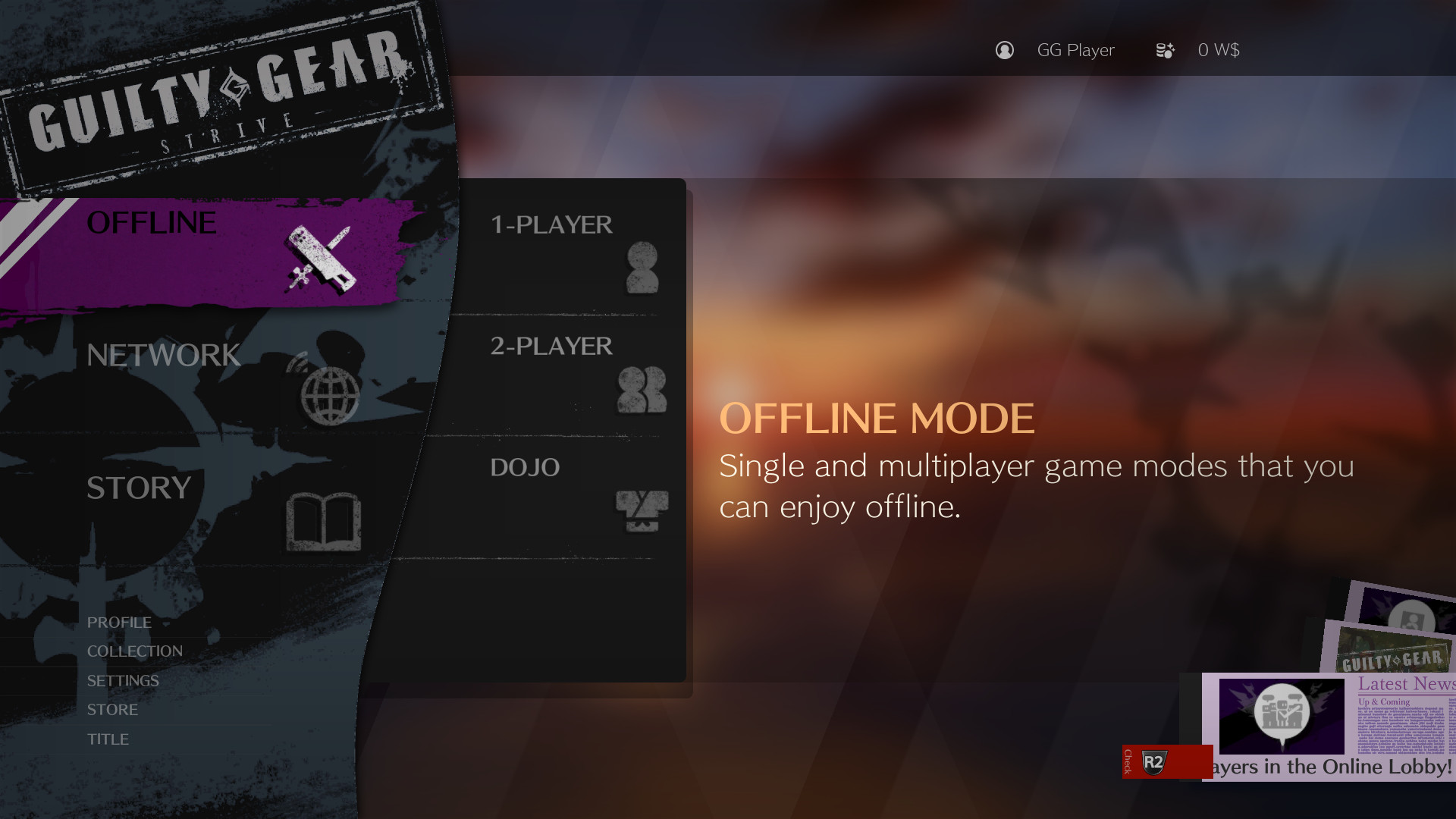 RGB Custom Menus Mod for GUILTY GEAR -STRIVE- | GGST Mods