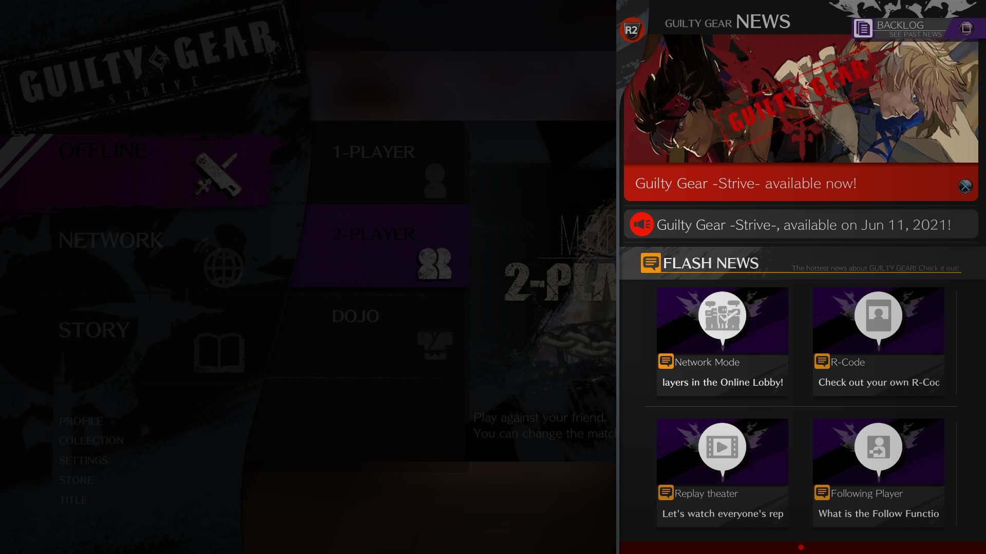RGB Custom Menus Mod for GUILTY GEAR -STRIVE- | GGST Mods