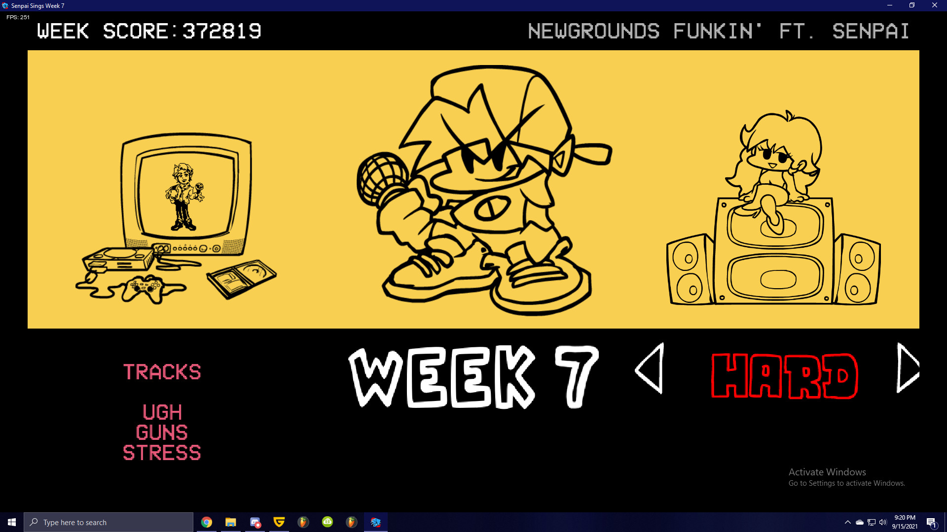 Senpai Sings Week 7 EXECUTABLE Mod for Friday Night Funkin' | FNF Mods