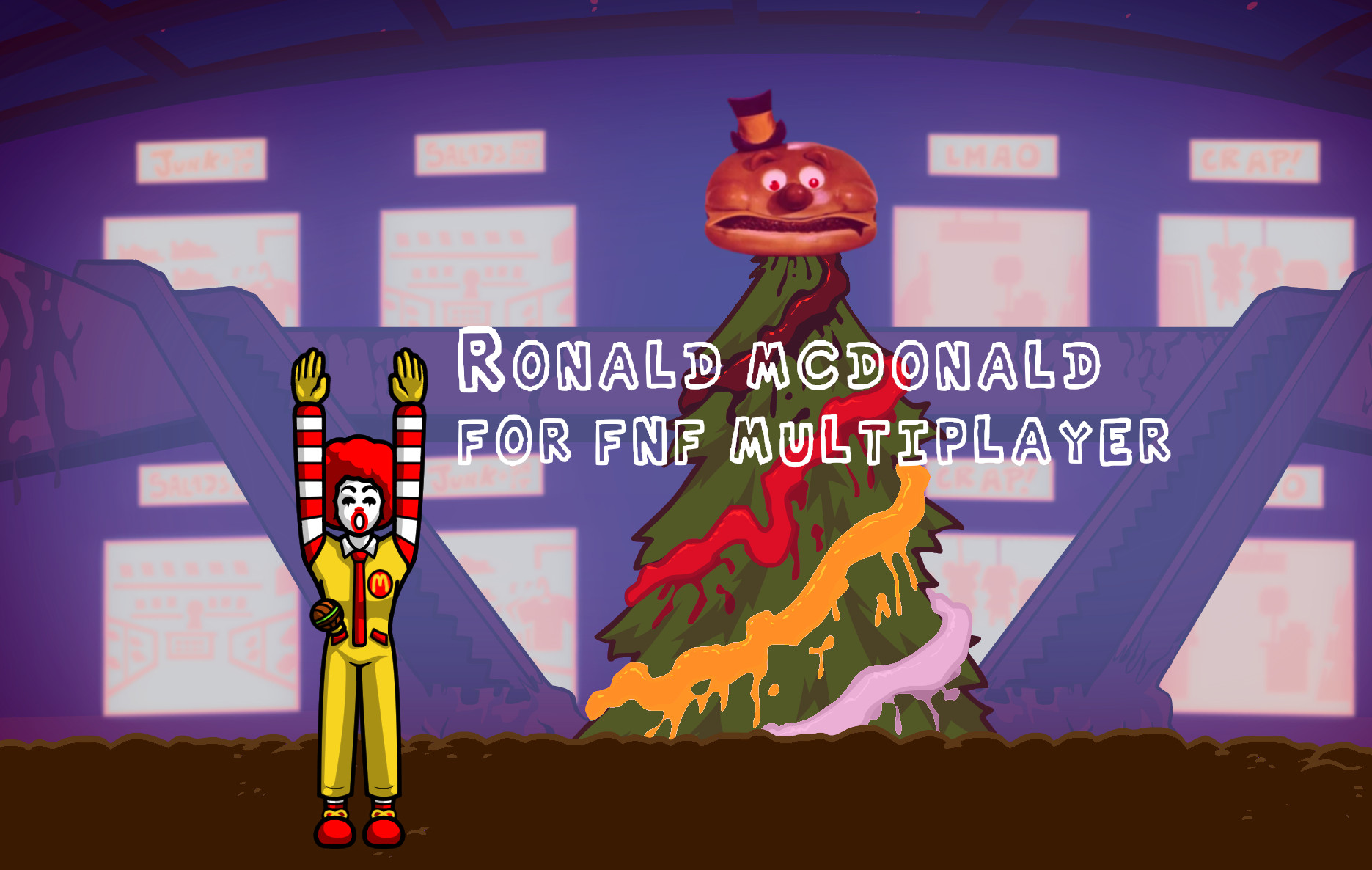 Ronald McDonald For FNF Multiplayer [Friday Night Funkin'] [Mods]