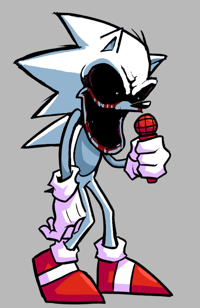 Sonic.Exe White Playable [Friday Night Funkin'] [Mods]