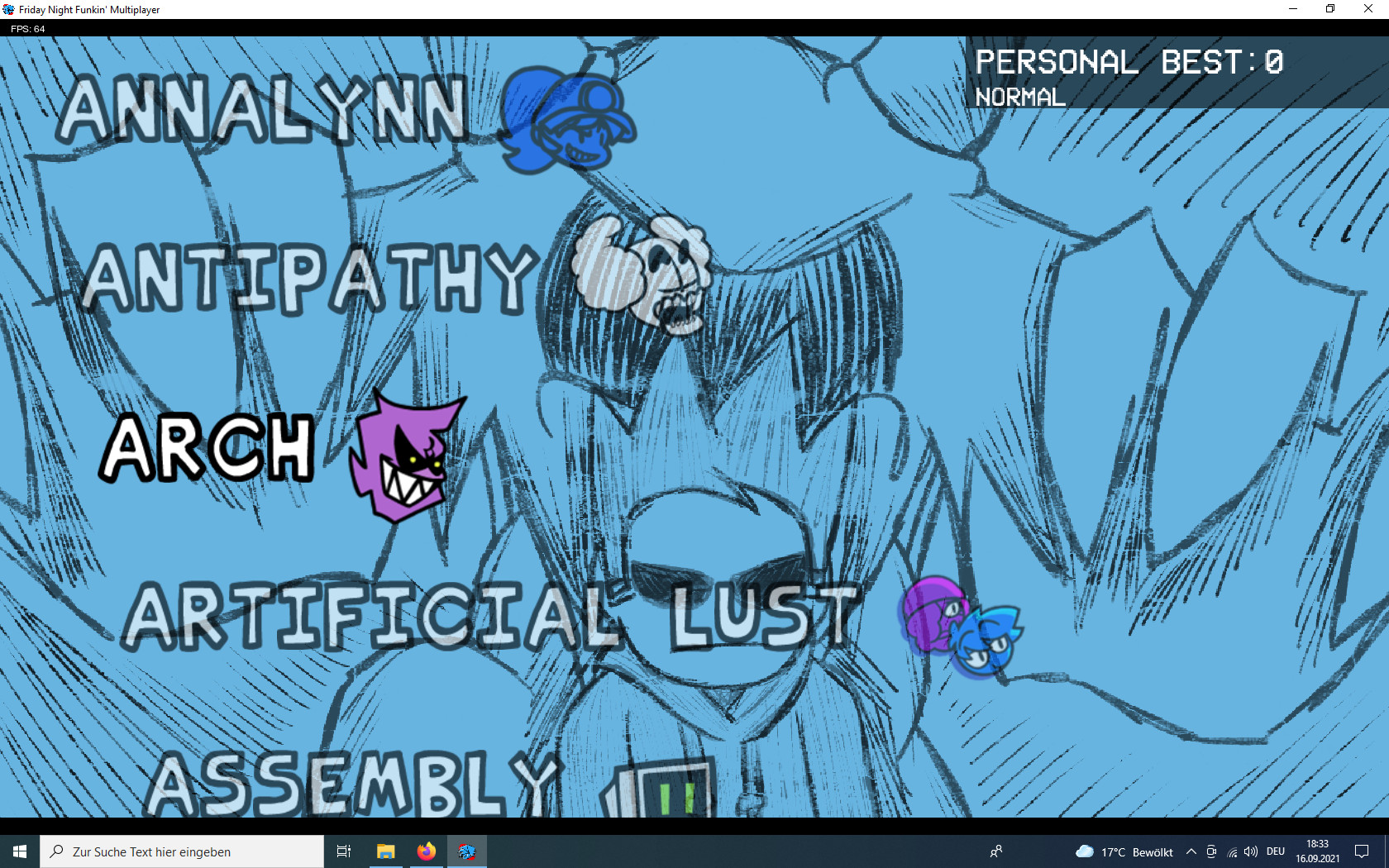 FNF vs arch for fnf multiplayer [Friday Night Funkin'] [Mods]