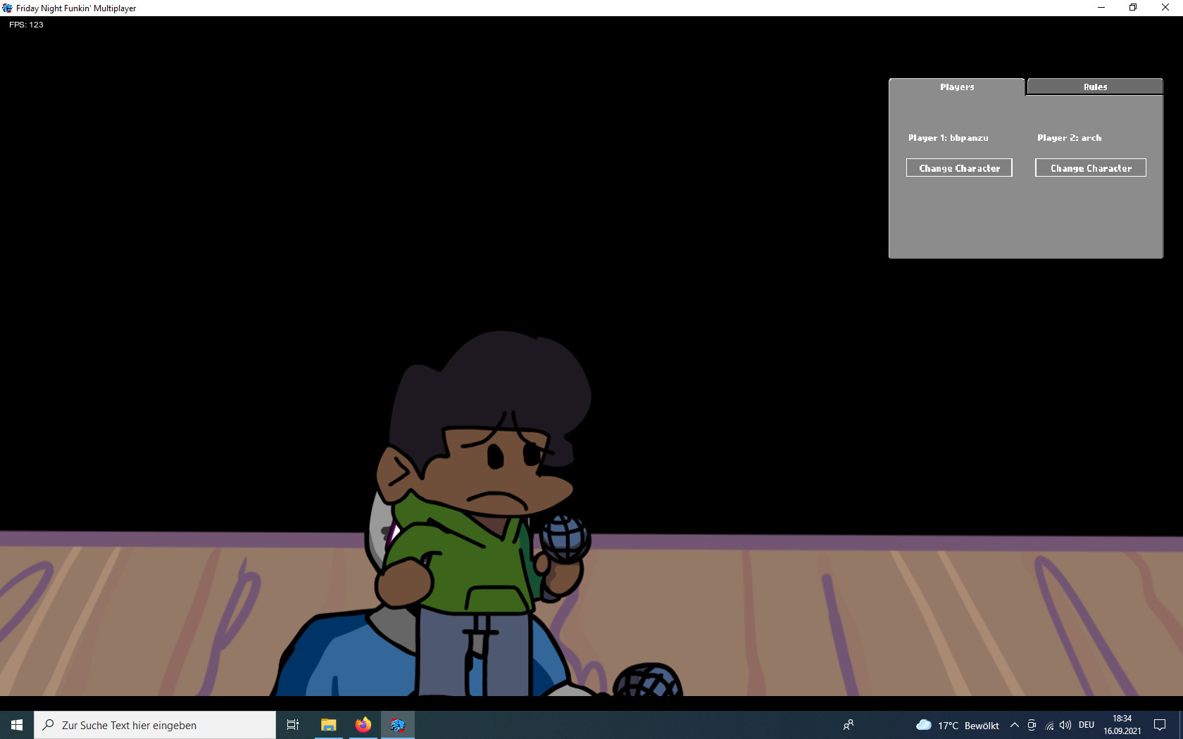 FNF vs arch for fnf multiplayer [Friday Night Funkin'] [Mods]