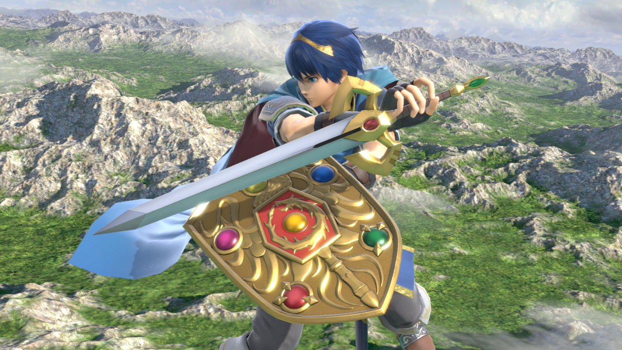 Fire Emblem Shield for Marth Mod for Super Smash Bros. Ultimate | SSBU Mods