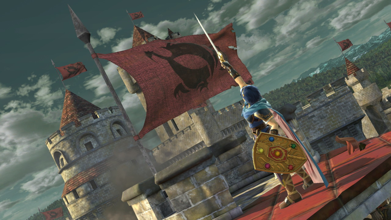 Fire Emblem Shield for Marth Mod for Super Smash Bros. Ultimate | SSBU Mods