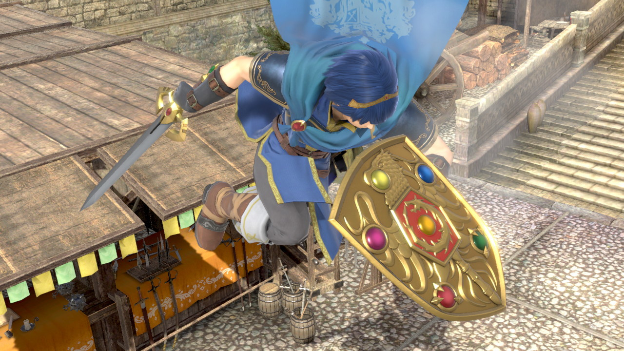 Fire Emblem Shield for Marth Mod for Super Smash Bros. Ultimate | SSBU Mods