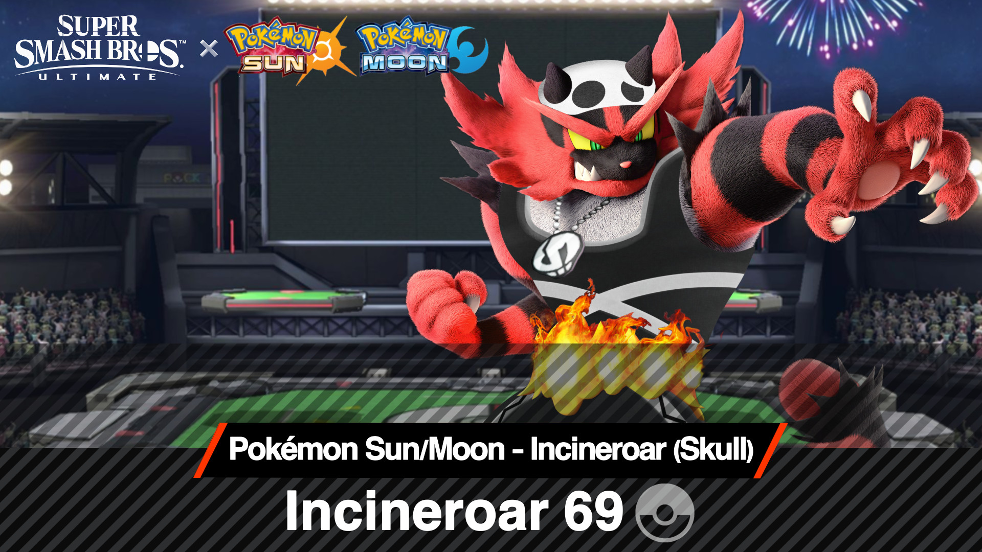 Team Skull Incineroar Mod for Super Smash Bros. Ultimate | SSBU Mods