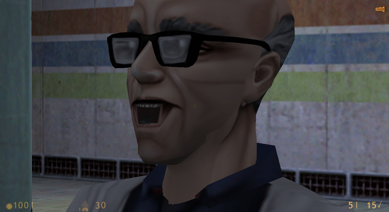 HL2 kleiner head decimated into HL1 body Mod for Half-Life | HL Mods