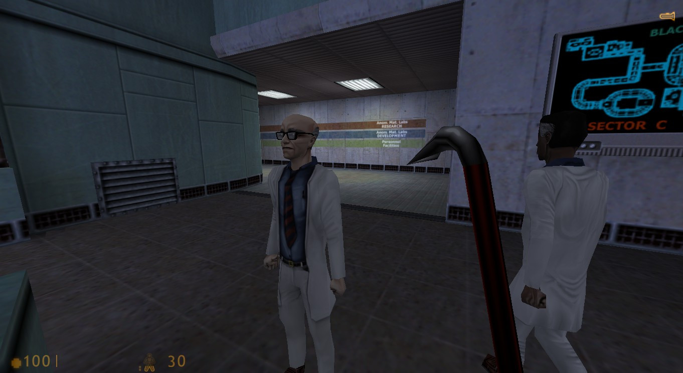 HL2 kleiner head decimated into HL1 body Mod for Half-Life | HL Mods