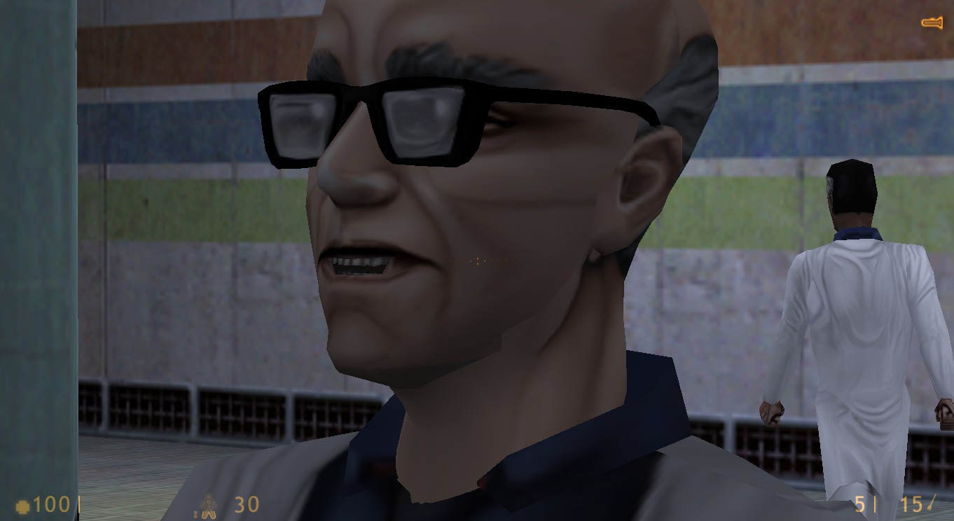 HL2 kleiner head decimated into HL1 body Mod for Half-Life | HL Mods