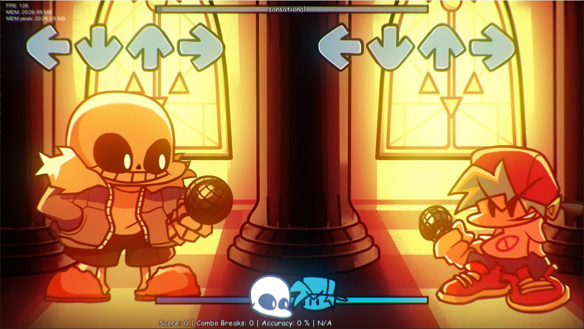 SANSOTIAL OVER FRESH Mod for Friday Night Funkin' | FNF Mods