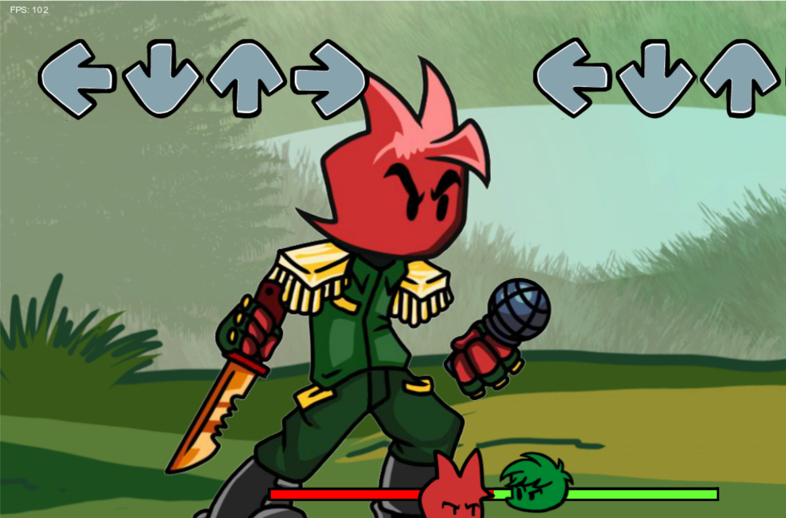 vs. A J A x | Suffer the Soldier Mod for Friday Night Funkin' | FNF Mods