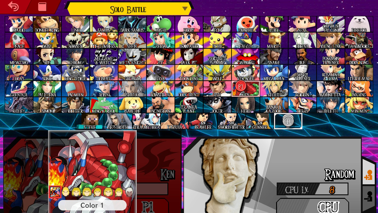 Magma Dragoon UI Mod for Super Smash Bros. Ultimate | SSBU Mods