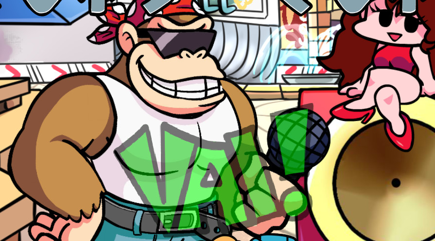 FNF | VS Funky Kong Traduzido em PT-BR [Friday Night Funkin'] [Mods]