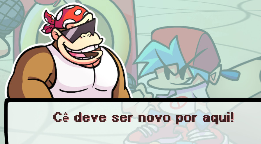 FNF | VS Funky Kong Traduzido em PT-BR [Friday Night Funkin'] [Mods]