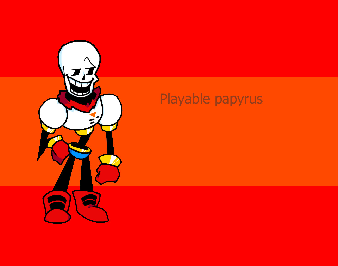 Playable papyrus [Friday Night Funkin'] [Mods]