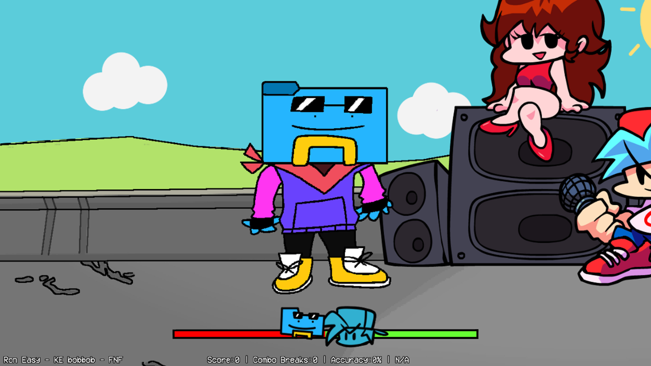 Remastered B-Side Ron Mod for Friday Night Funkin' | FNF Mods