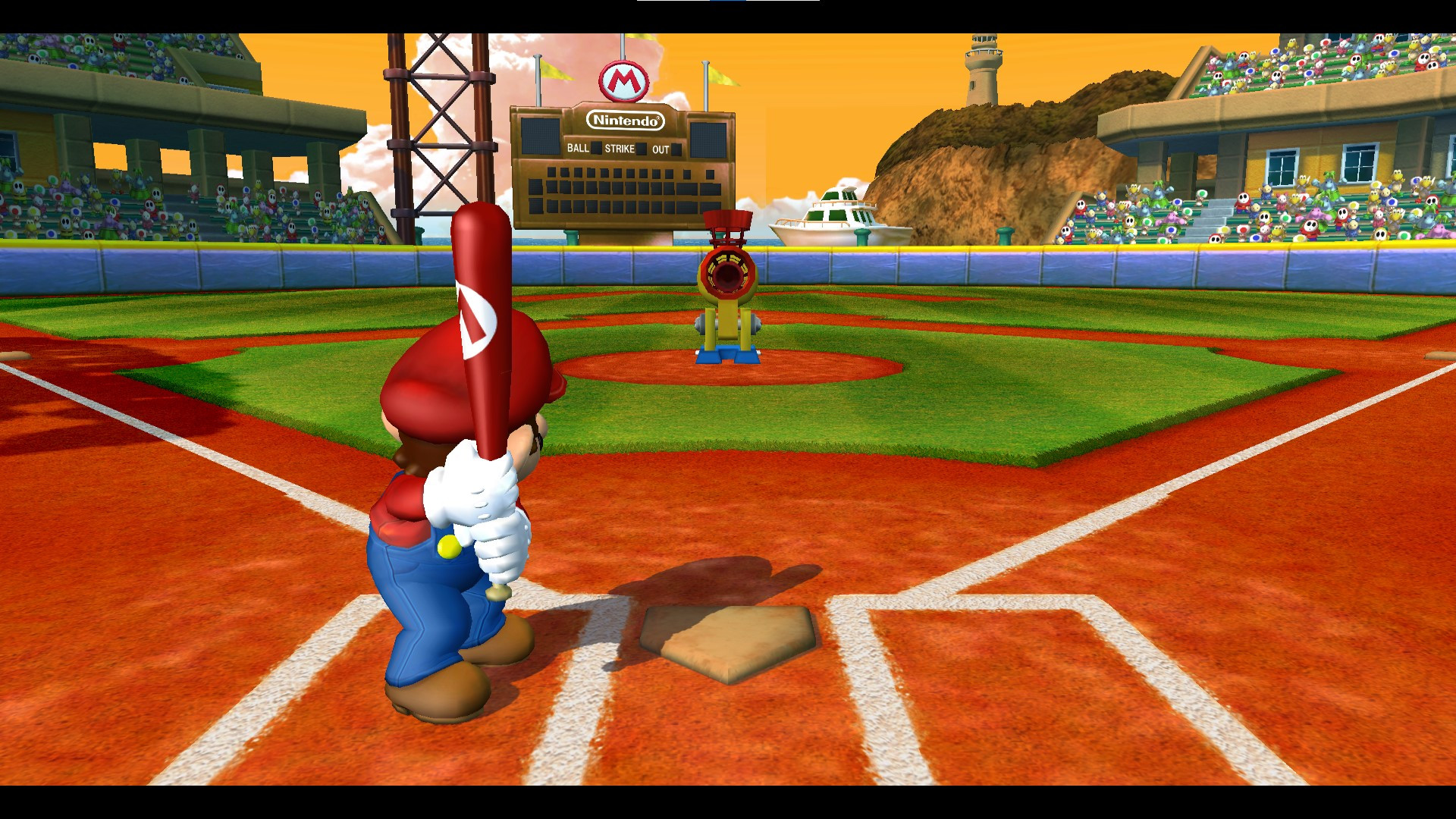 Mario Stadium Afternoon Mod for Mario Super Sluggers | MSS Mods