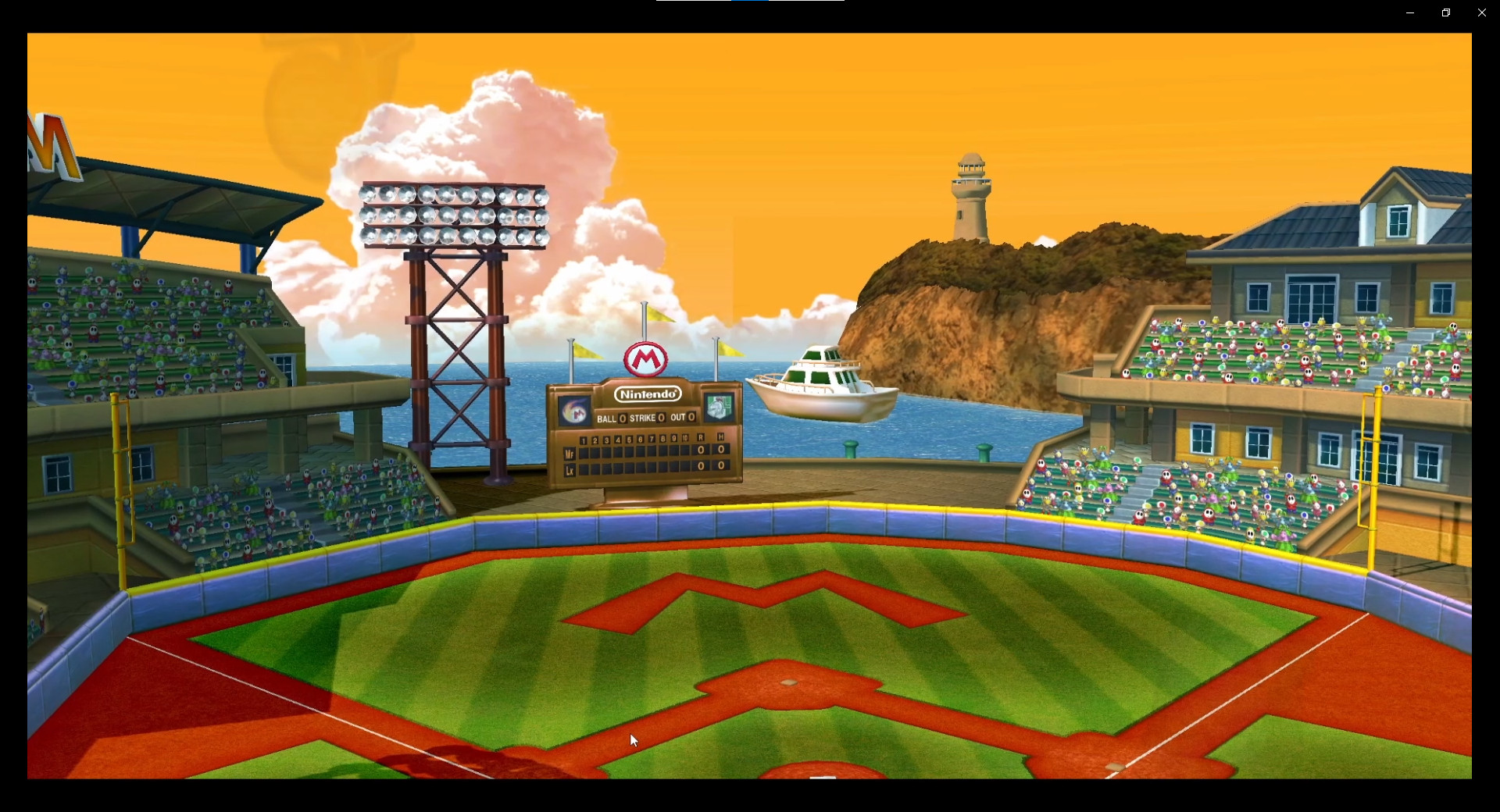 Mario Stadium Afternoon Mod for Mario Super Sluggers | MSS Mods