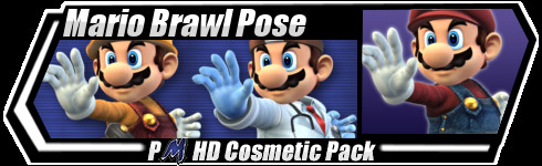 Mario Brawl Pose Revised Cosmetic Pack Mod for Super Smash Bros. Brawl ...